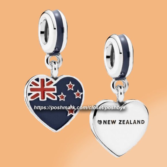 Pandora | Jewelry | Pandora New Zealand Heart Flag Charm 79511enmx ...